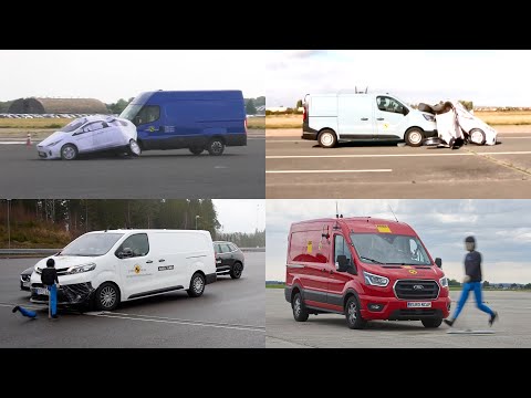 Crash Test: LEAST Safe and SAFEST Vans – Crash Avoidance System Test