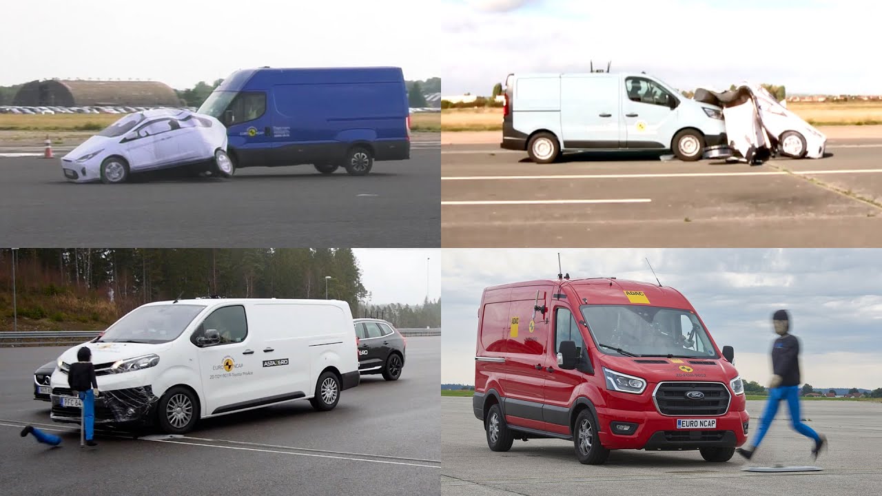 Crash Test: LEAST Safe and SAFEST Vans – Crash Avoidance System Test ...