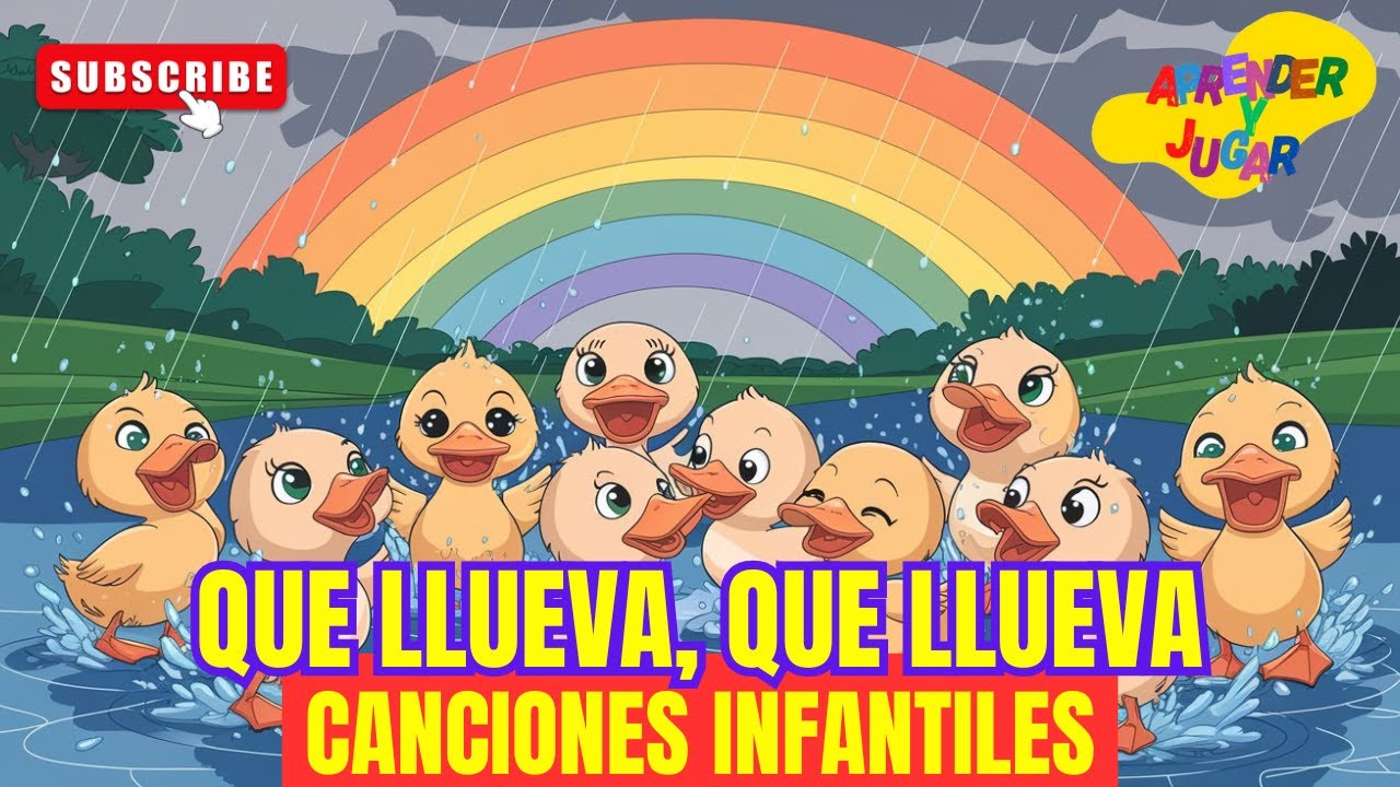 Que llueva, que llueva ☔🌧️ / Canciones INFANTILES / vídeos para NIÑOS ...