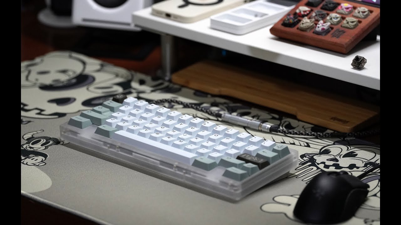 Acrylic 60 - GMK November Fog | Black Inks V2 | PC Plate (all foams ...