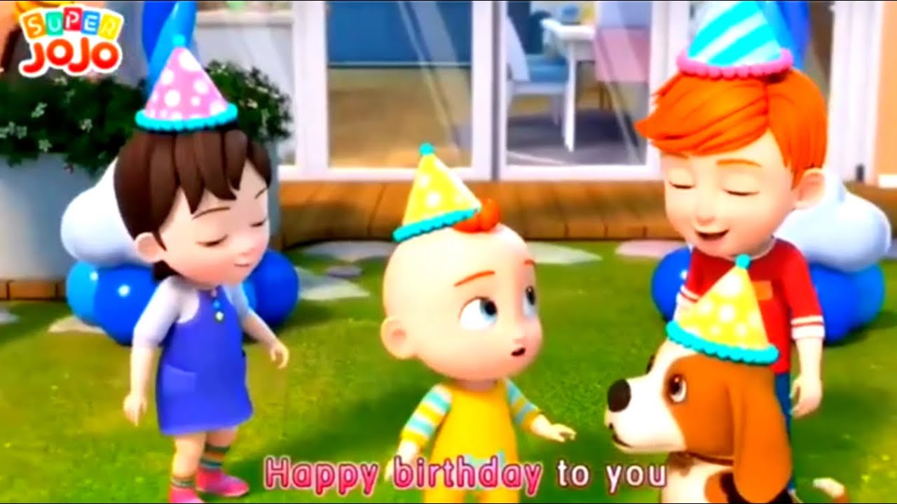 Super Jojo Nursery Rhyme - Happy Birthday To You And More - Kids Tv ...
