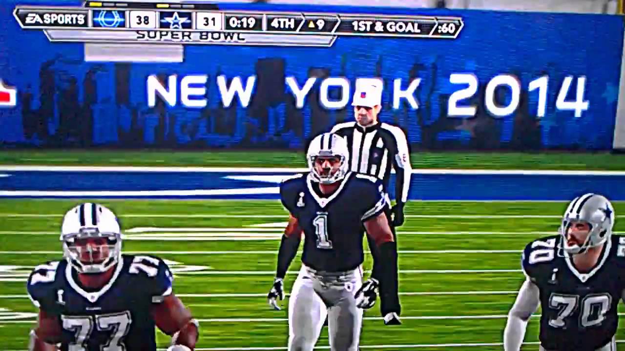 Madden NFL 12 Highlights: Indianapolis Colts vs Dallas Cowboys Super ...