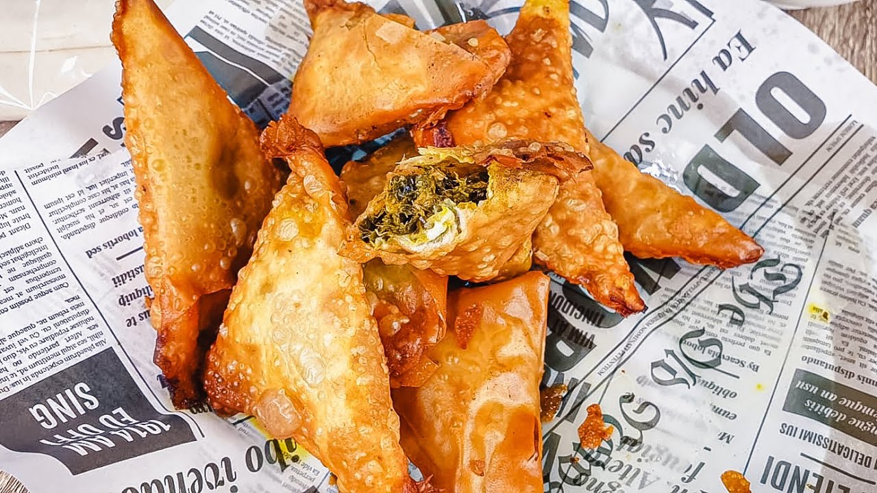 Samosa Pondu Recette/ Cassava Leaves Samosa - YouTube