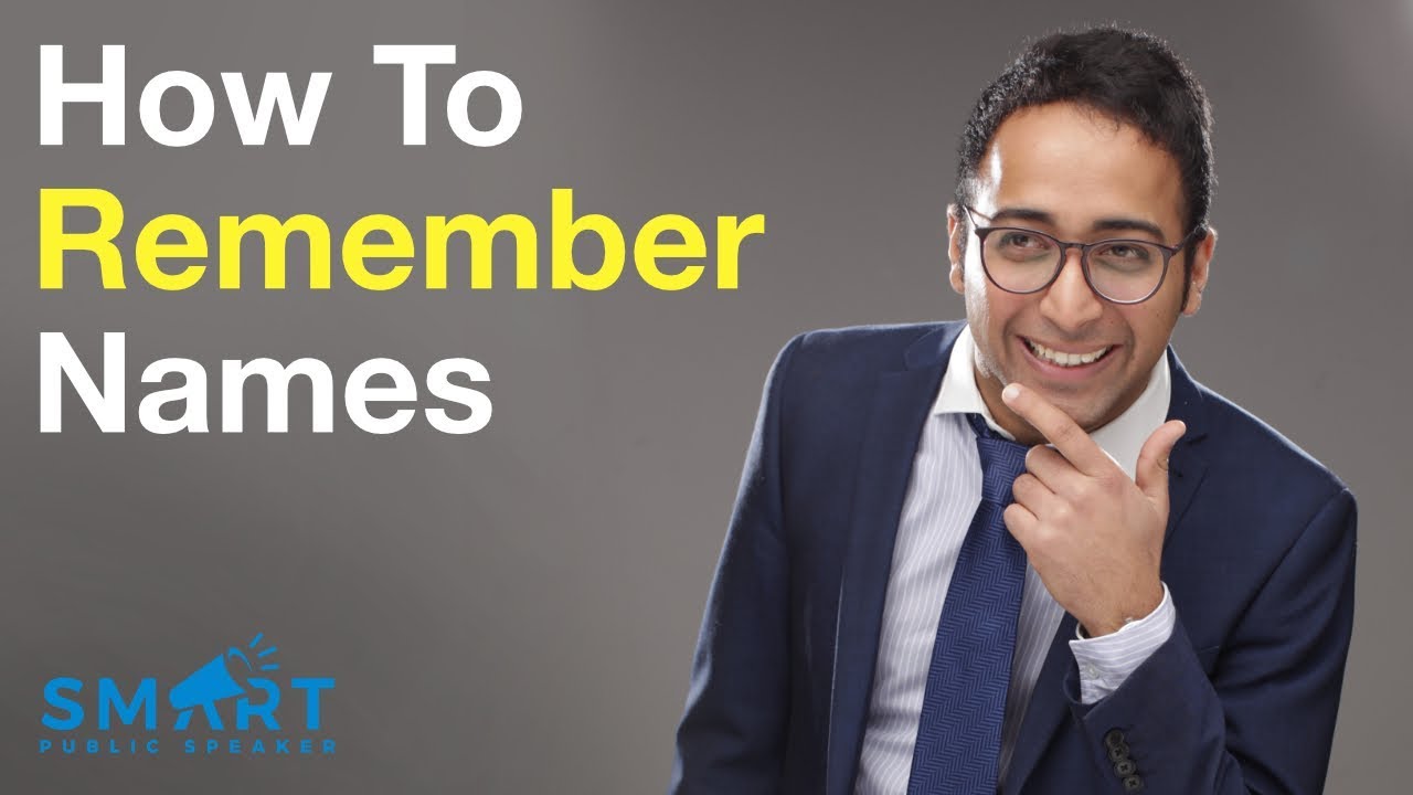 How to Easily Remember Names | Memory Techniques - YouTube