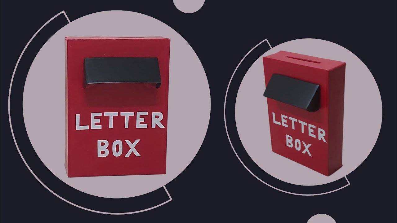 Letter Box from cardboard | DIY Craft| Easy Craft | Simple Craft ...