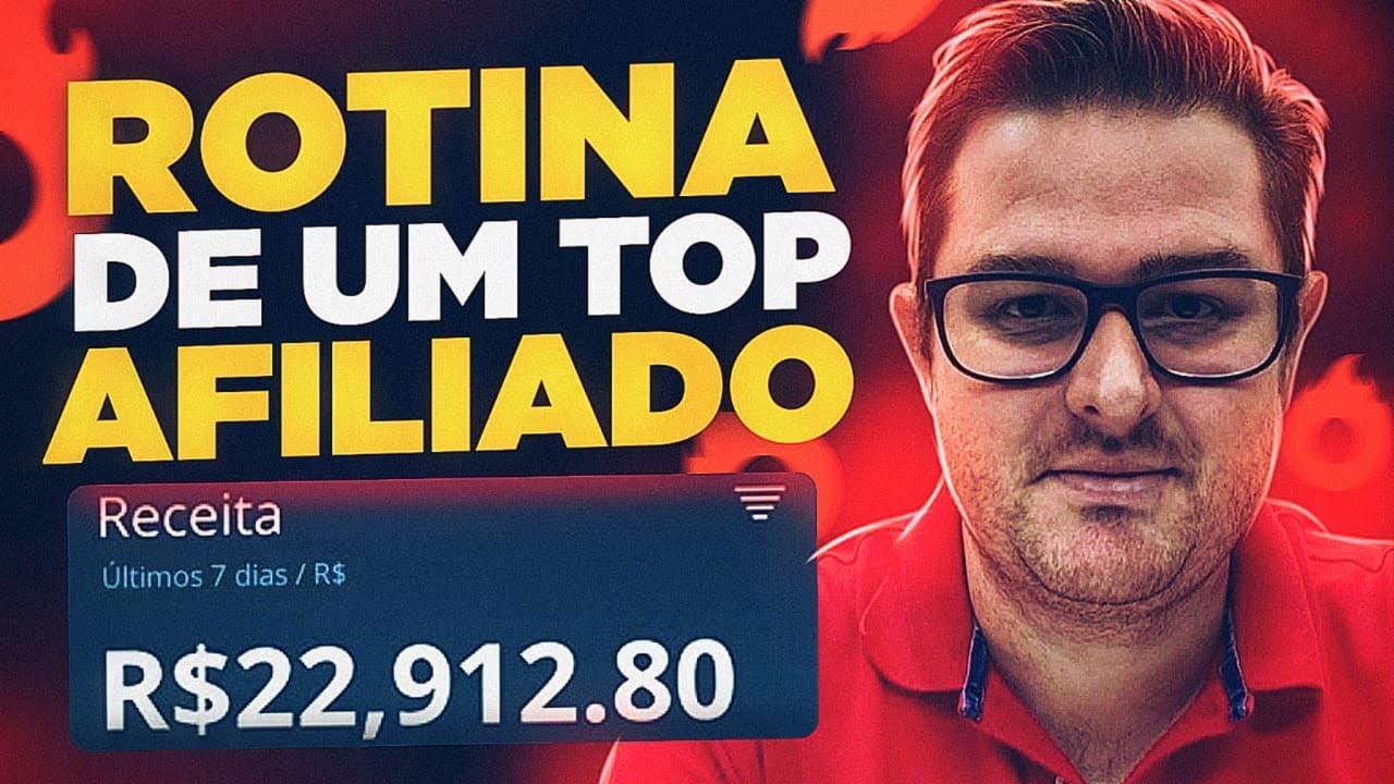 VEJA AGORA A MINHA ROTINA COMO UM TOP AFILIADO DA HOTMART - YouTube
