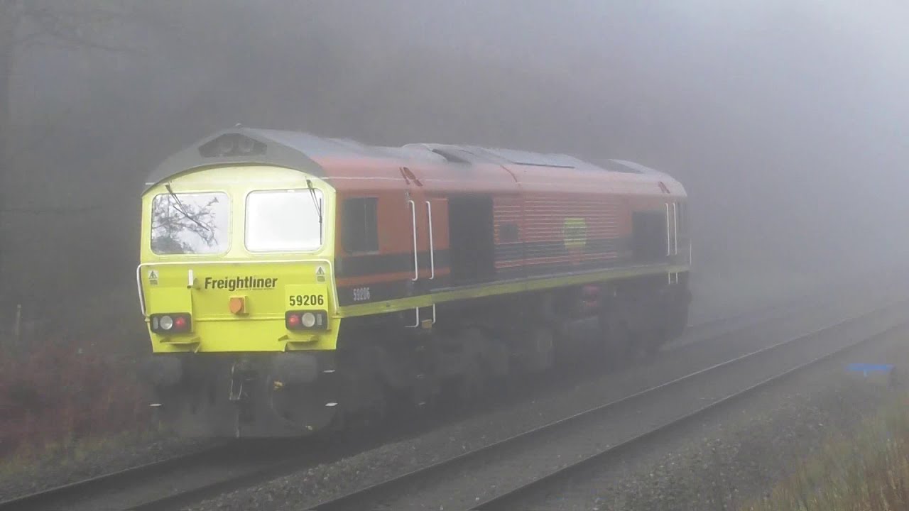 59206 (G&W Livery) Light Engine @ Keynsham, 23 & 24-01-21 - YouTube