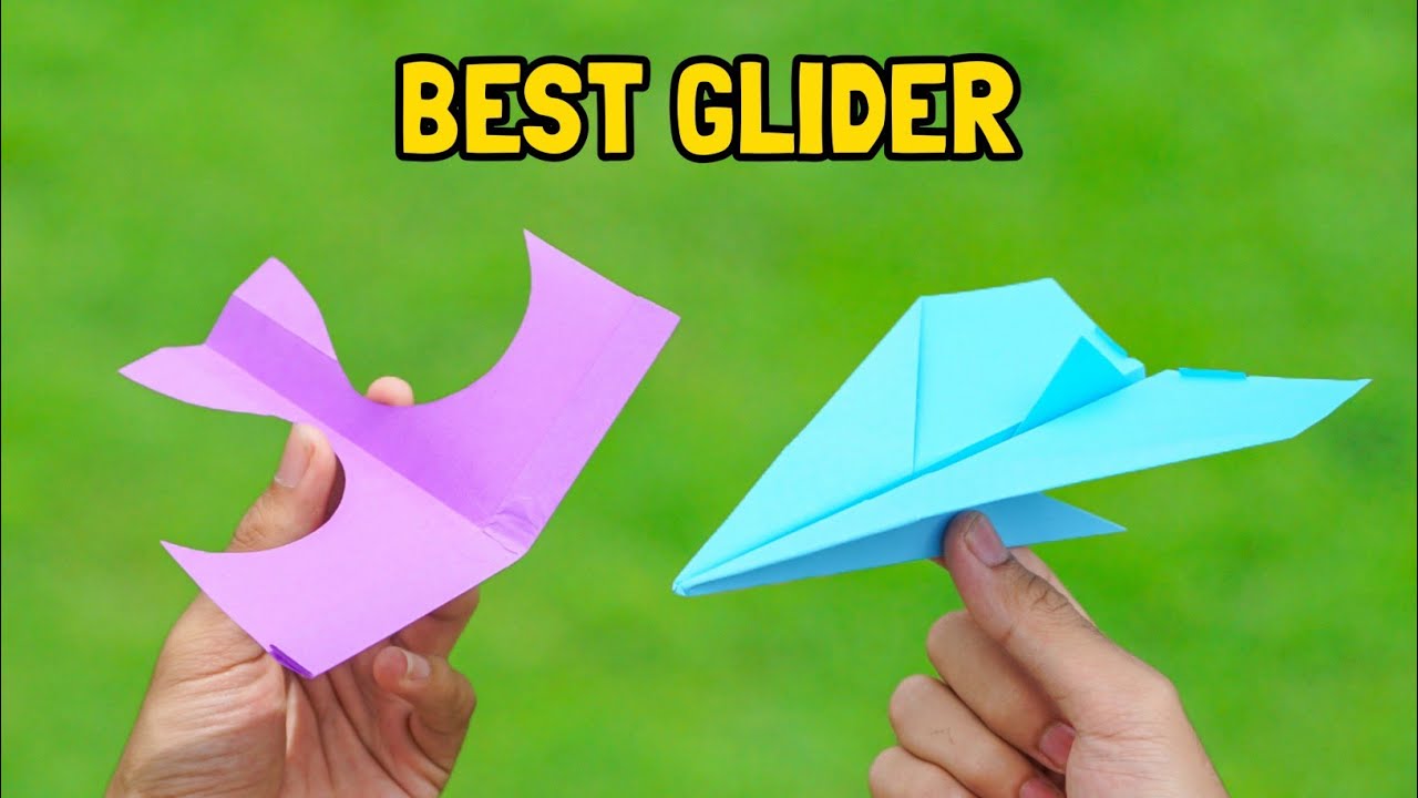 2 Pesawat Glider Unik Terbang Jauh - Bird Glider Kertas - ELEKTROGAMI ...