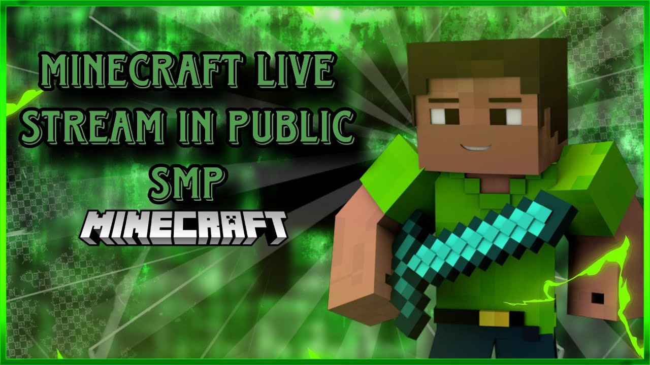 Minecraft Playing In Public Smp Join My Server And Enjoy || Java+pe ...