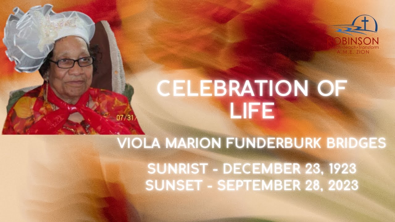 Celebration of Life of Viola Bridges - YouTube