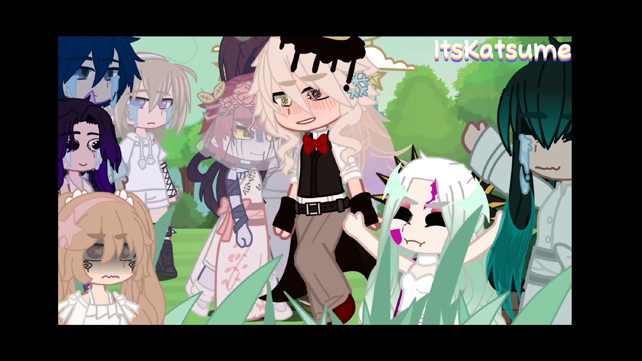 When douma proposed to akaza pt.2(wedding)||kny||doukaza||douma||akaza ...