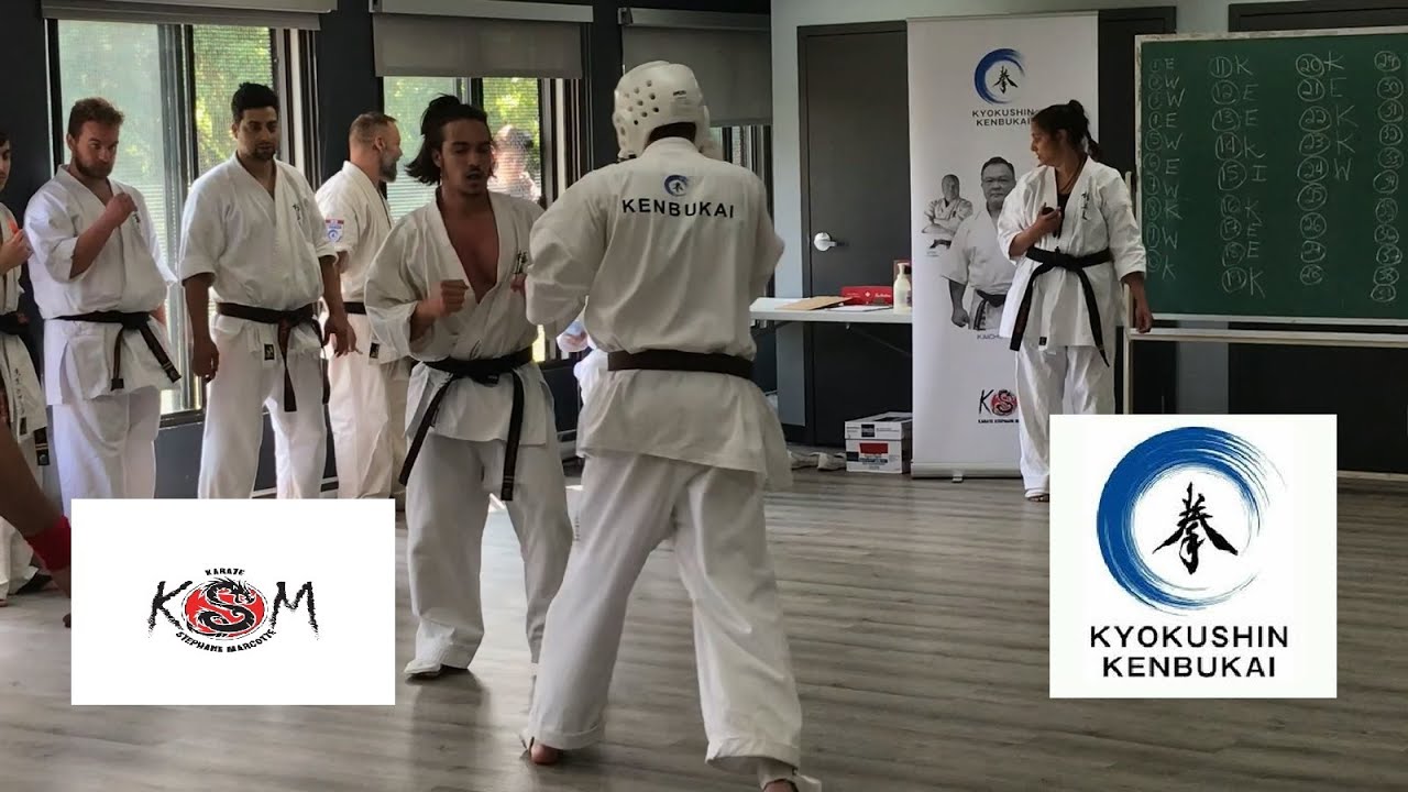 50 man kumite karate Kyokushin Kenbukai Sempai Tristan Goulet 230610 ...