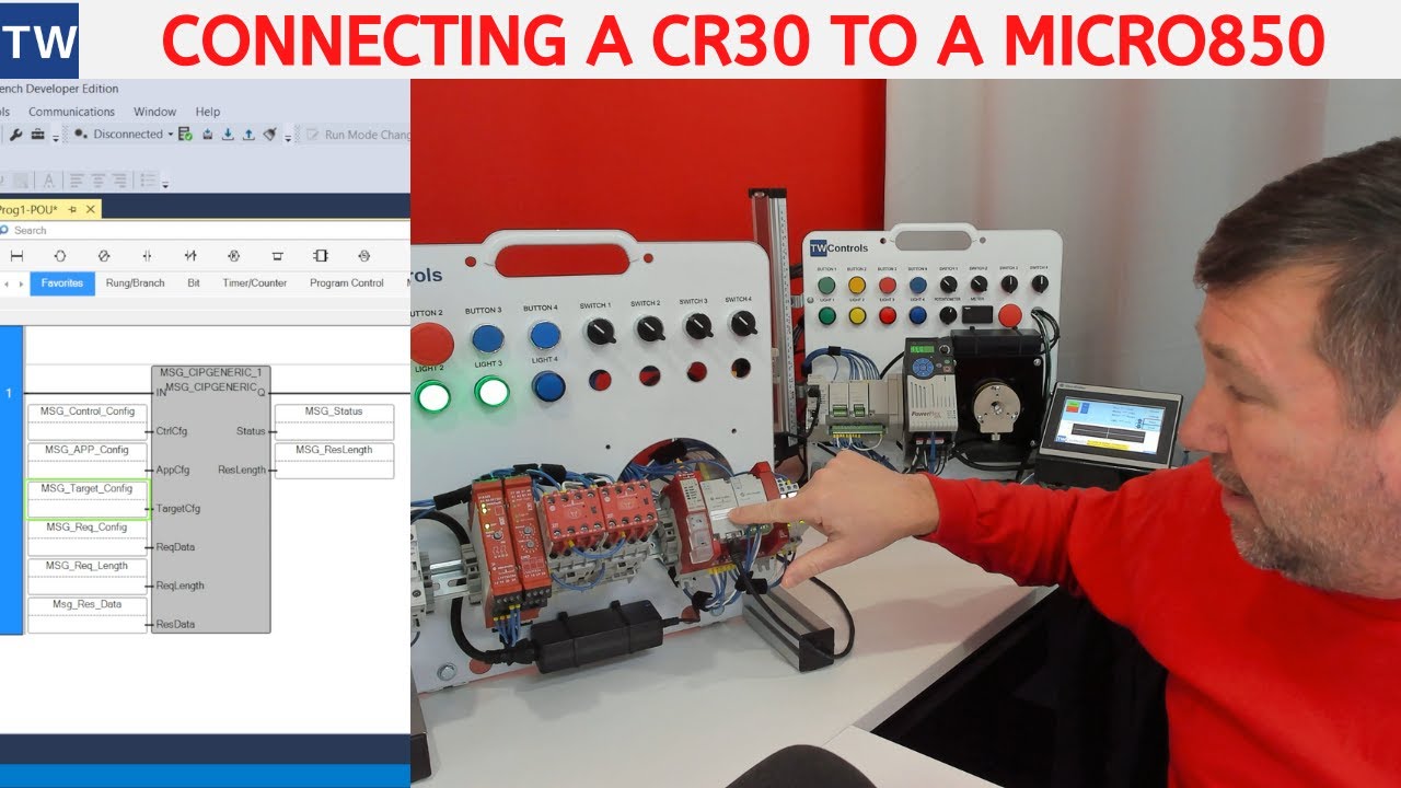 How to Connect a 440C-CR30 Safety Relay to a Micro850 PLC over Modbus ...