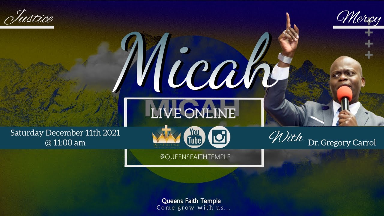 "Micah" By Dr. Gregory Carrol - YouTube