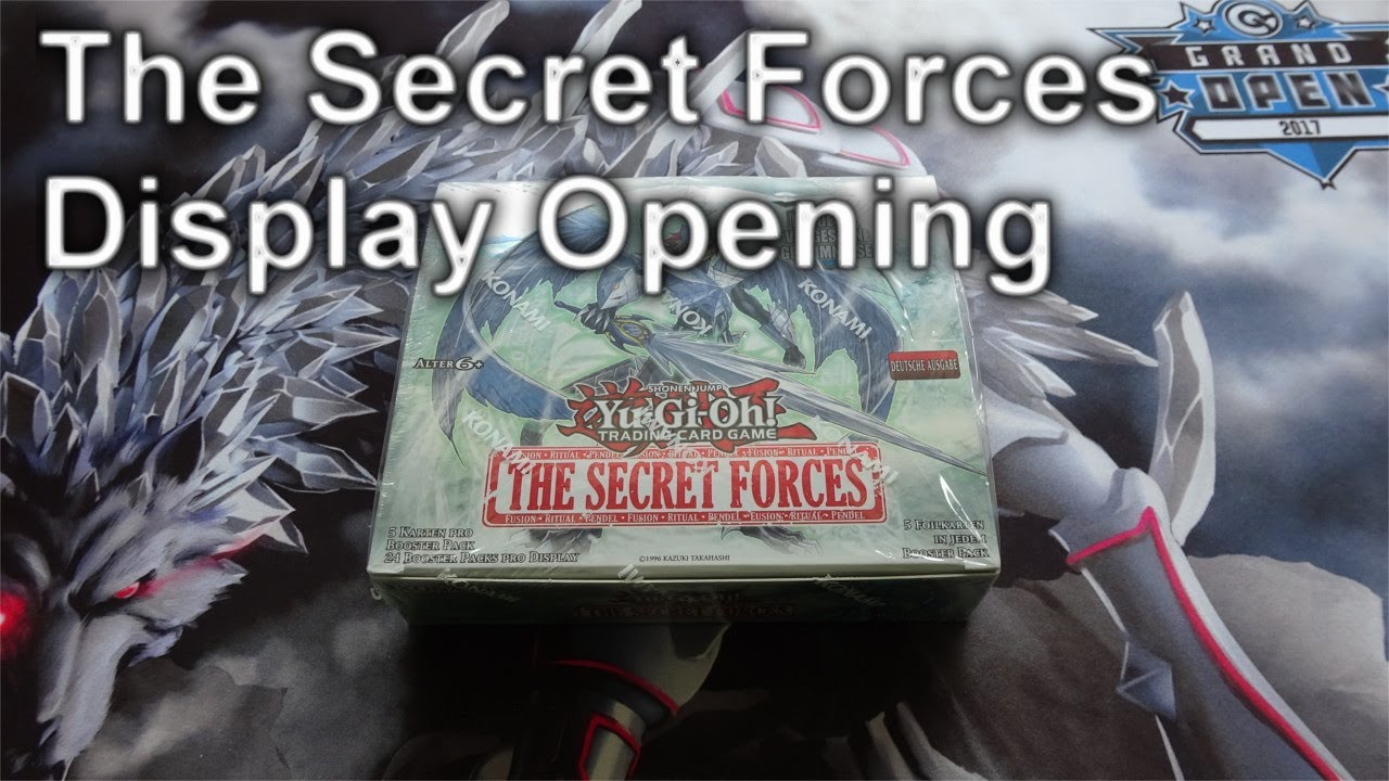 YuGiOh THE SECRET FORCES Display Opening (4K) - YouTube