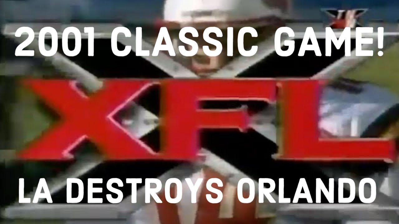 2001 XFL Retro Football Classic - Los Angeles DESTROYS Orlando (with ...