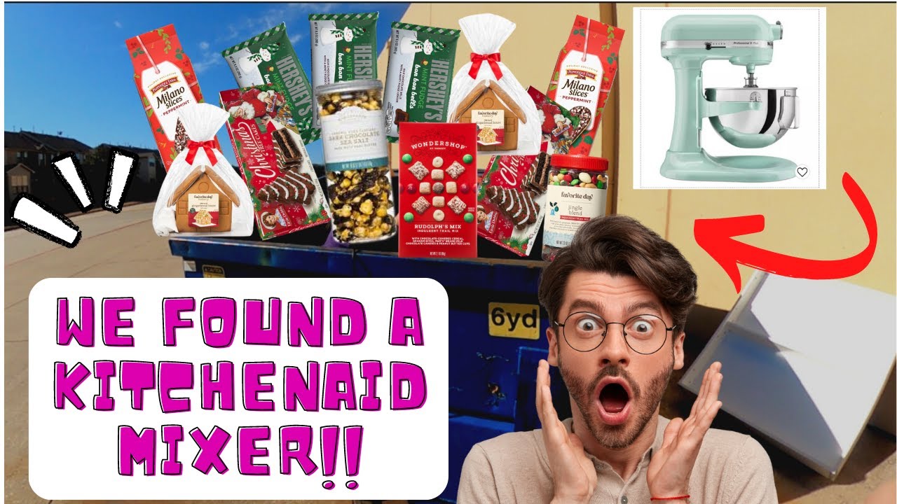 Dumpster Diving- We Found A KITCHAID MIXER in the DUMPSTER!! - YouTube