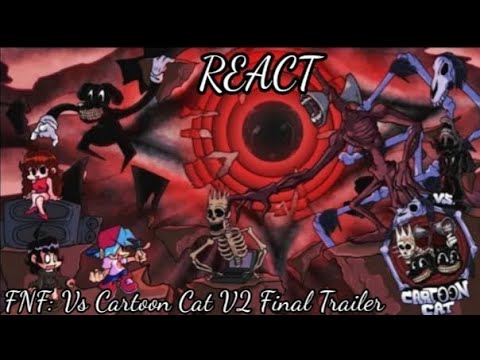 O NOVO TRAILER DE VS CARTOON CAT V2 É INCRÍVEL!!! - FNF Vs Cartoon cat ...