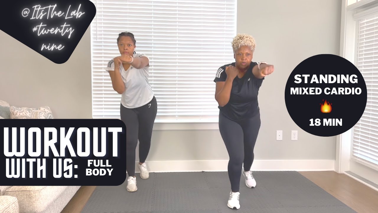 #29: Intense Mixed Cardio - Standing Only [No Equipment] | Burn ...