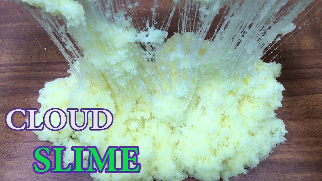 How To Make Cloud Slime | Cloud Slime Tutorial - YouTube