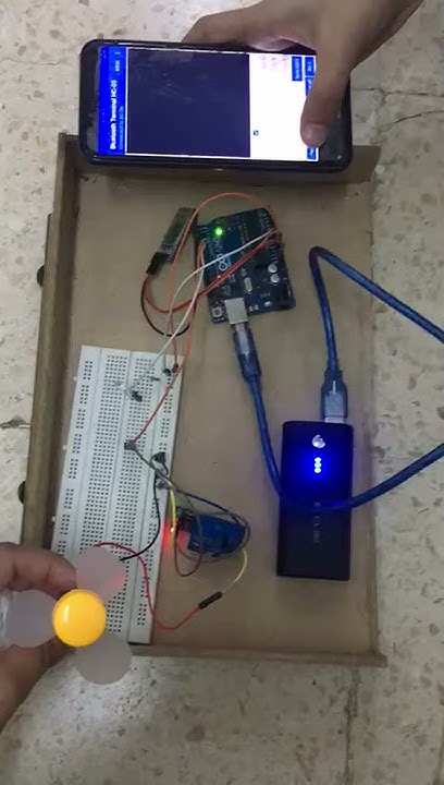 Fan control with Arduino via Bluetooth using mobile APP - YouTube