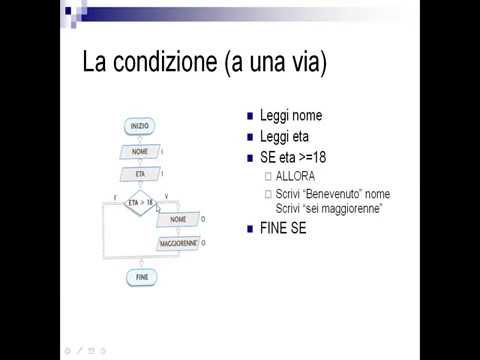 Programmazione strutturata - Sequenza e condizione a una via - YouTube