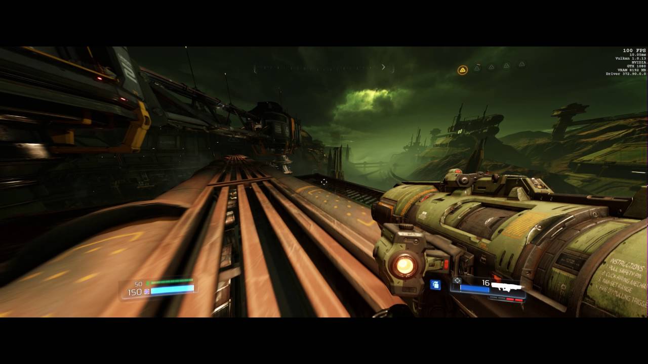 DOOM 3440*1440p 21:9 Ultra 100fps - YouTube
