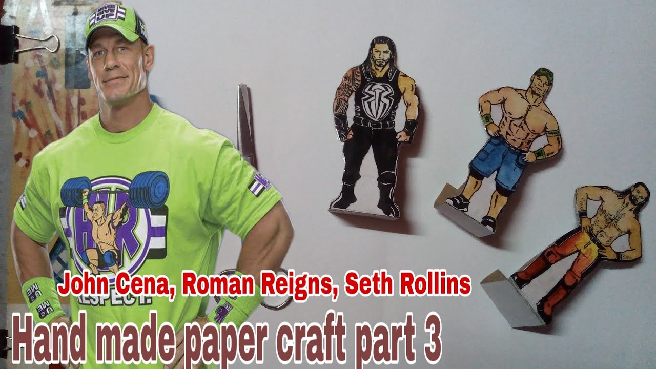 DIY paper toy | Hand made paper toy for kids | Wwe fun toy for kids ...
