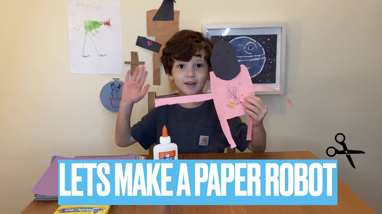 How To Make A Paper Robot HD 1080p - YouTube