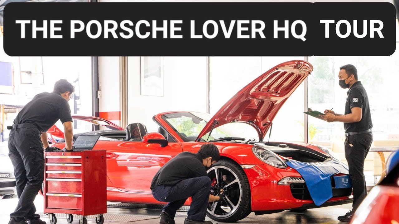 The Porsche Lover HQ Tour- Largest Porsche Specialist in Malaysia - YouTube