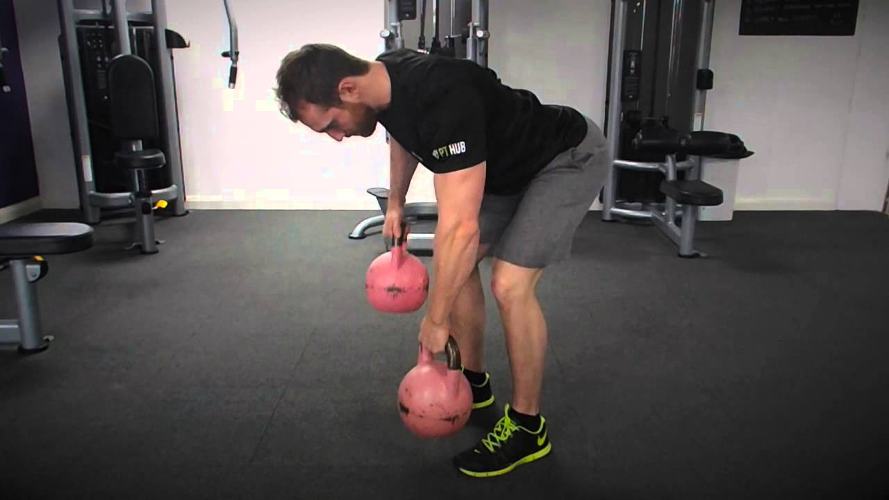 Alternating Bent Over Kettlebell Row - YouTube