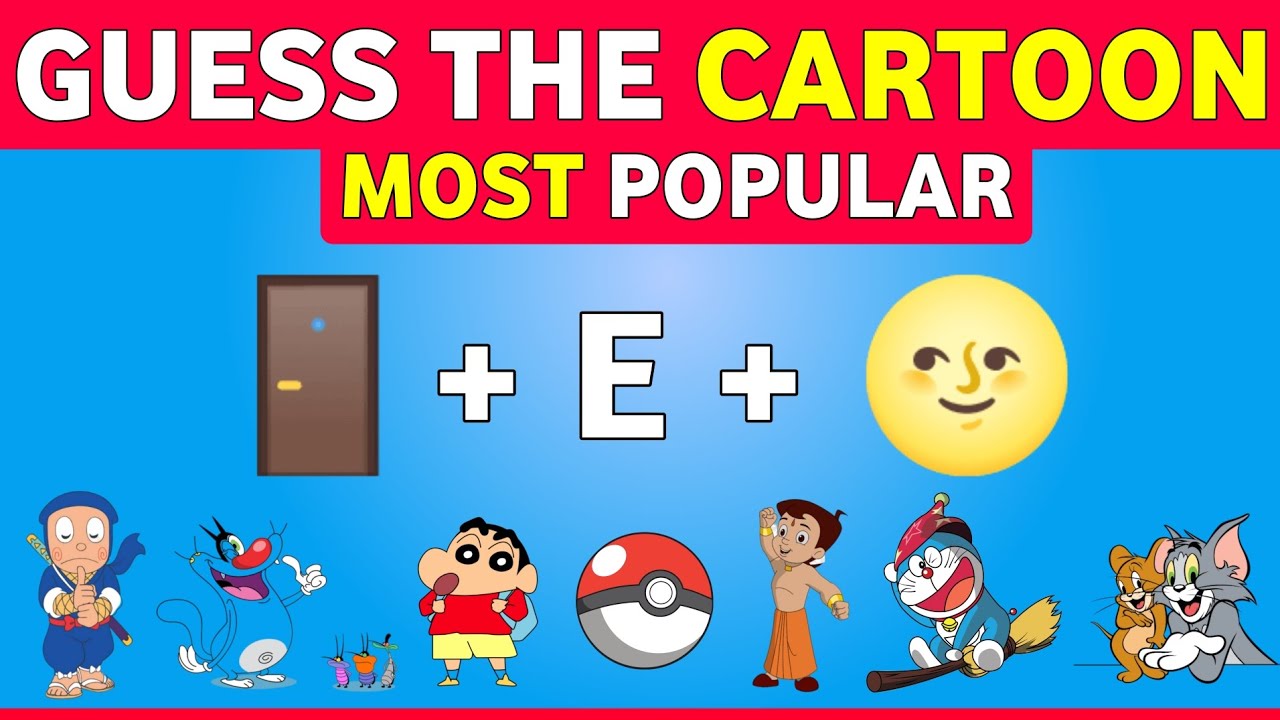 Guess The Cartoon Name by Emoji | Cartoon Quiz | Emoji Quiz - YouTube