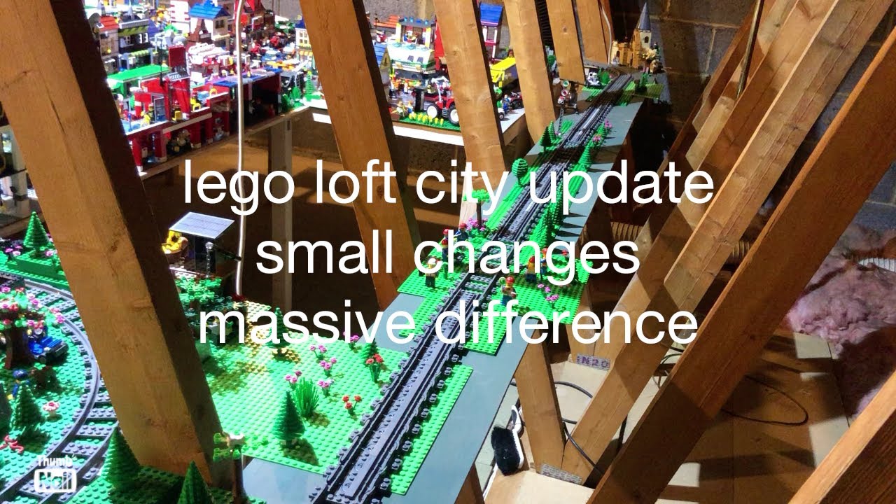 Lego loft city update small changes massive difference. Asda added ...