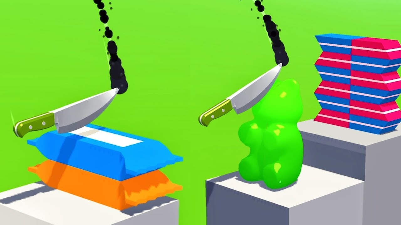 Slice it All! Very relaxing ASMR slicing game - YouTube