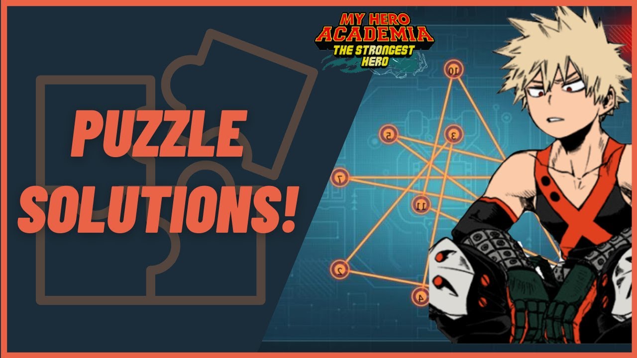 HERE ARE THE SOLUTIONS TO THE PUZZLE EVENT! - My Hero Academia: The ...
