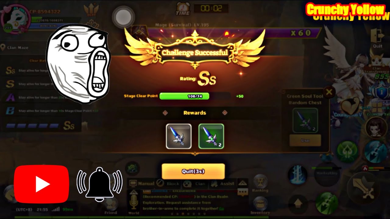 How To Get Rating SS At Survival Clan Maze Rainbow Story how-to-get-rating-ss-at-survival-clan-maze-rainbow-story