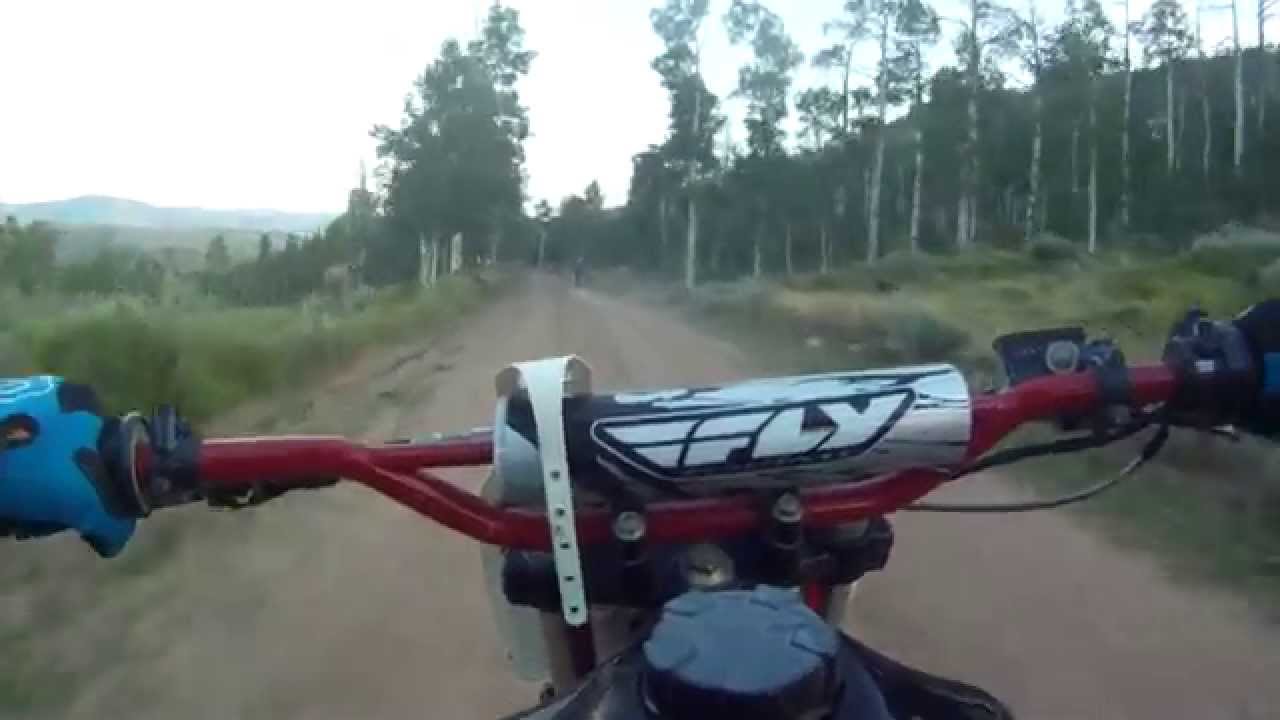 Trail riding with the RT180 - YouTube