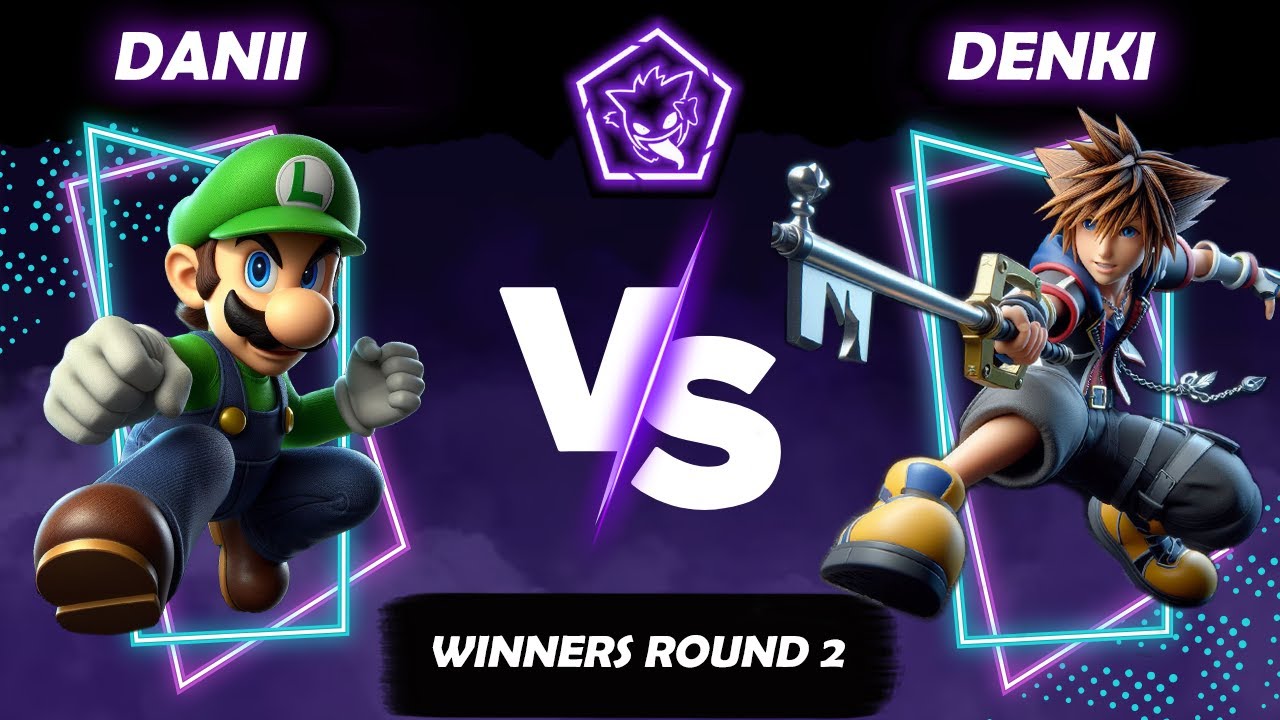 Gengar League #27 W. R. 2 - Danii (Luigi) Vs Denki (Sora) Smash ...