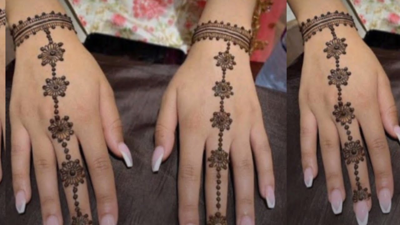 Simple Mehndi Design For Bakra eid ll Backhand Mehndi Design ll # ...