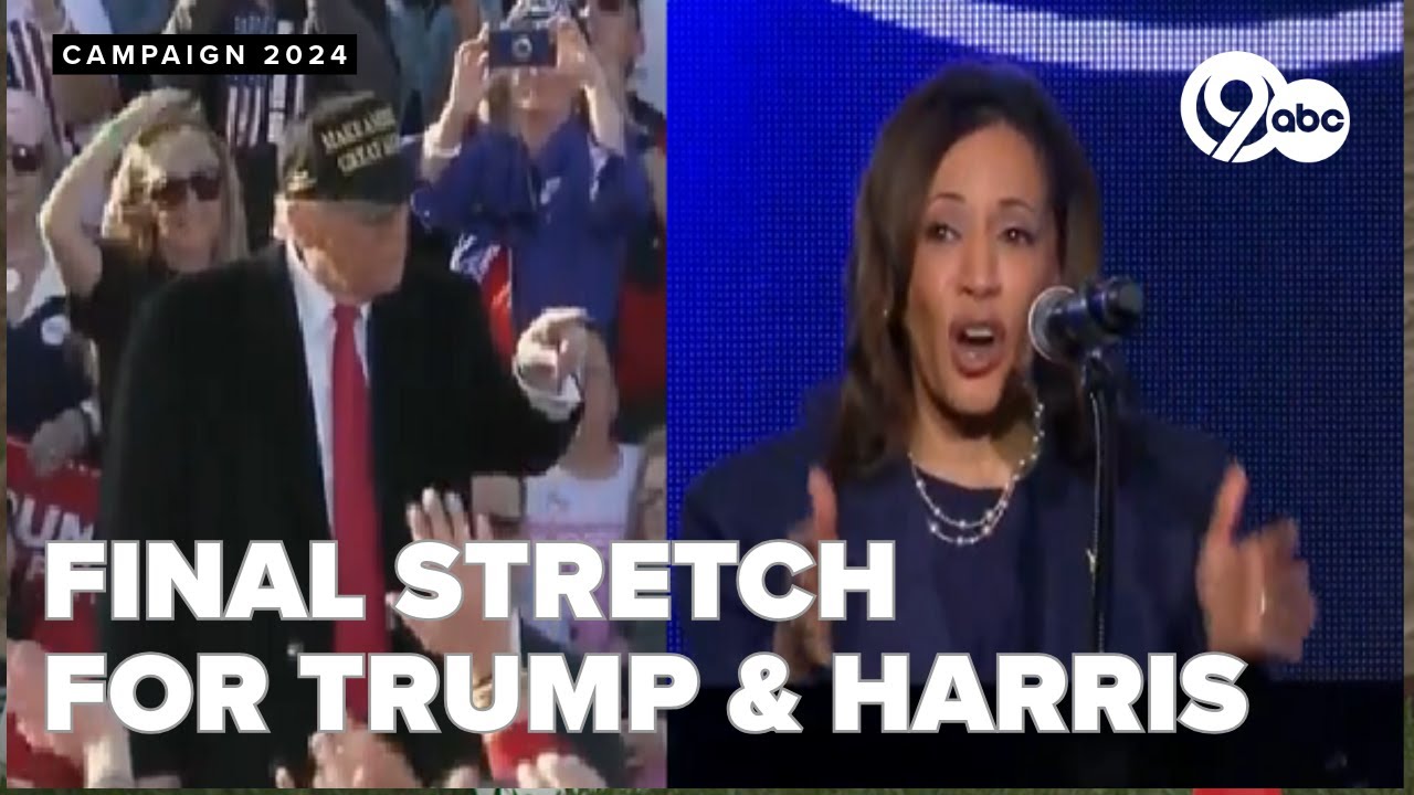 Trump, Harris work for votes in 2024 presidential campaign's final ...