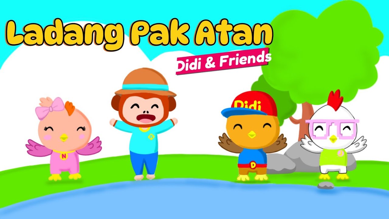 Didi and Friends, Pak Atan Ada Ladang | Lagu Baru Didi | Coloring Pages ...