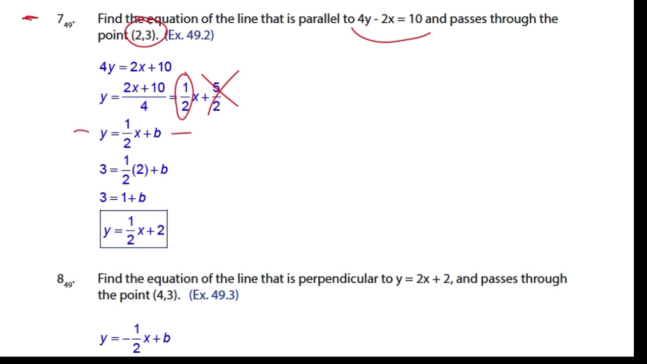 Shormann Math Lesson 51 Video Solutions - YouTube