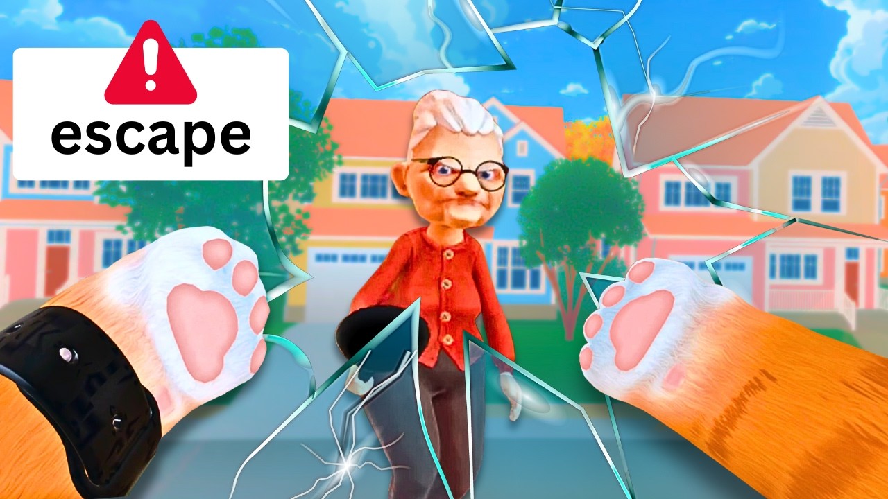 Escaping the I Am Cat House + Secret Room in VR - YouTube