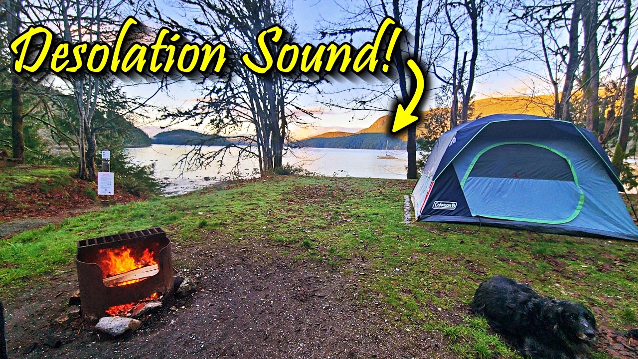 Camping at Okeover Arm - YouTube