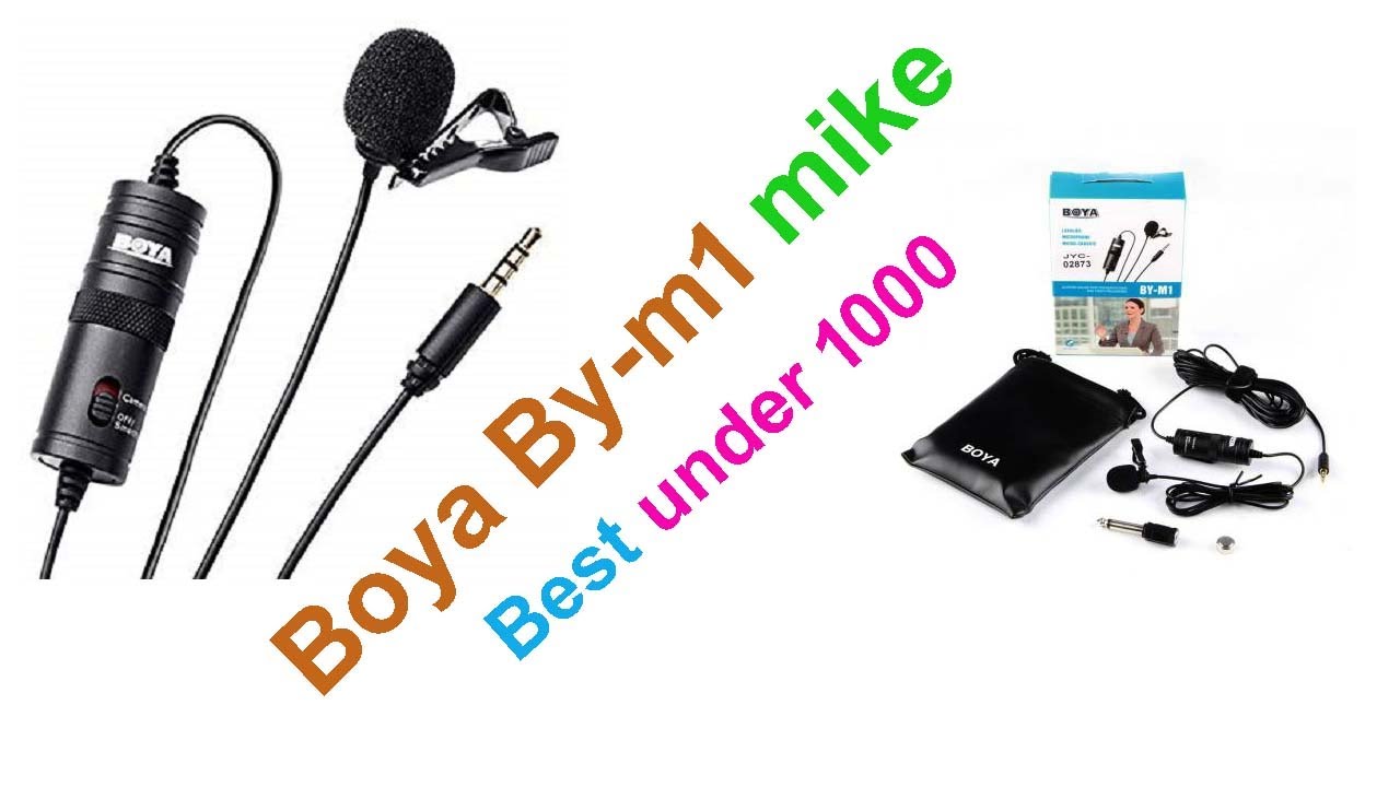 Boya by-m1 | best mike for recording you-tube videos under 1000 | Mike ...