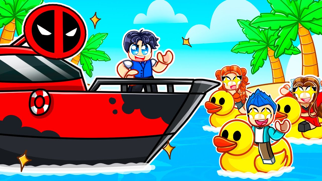 I Spent $845,456 On The NEW DEADPOOL BOAT In Roblox SHARKBITE! - YouTube