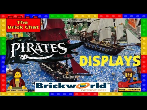 BrickWorld Detroit 2022- LEGO Pirates Displays!!! - YouTube