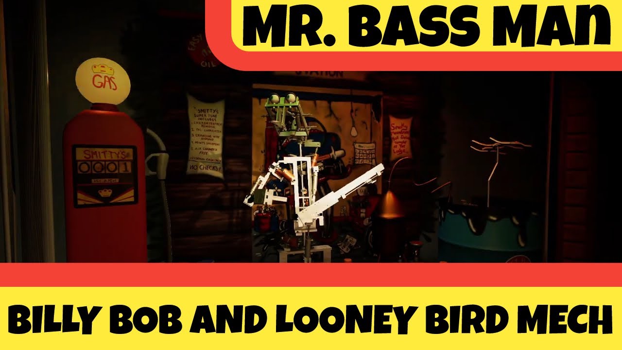 Mr. Bass Man - Billy Bob and looney Bird mech - Animatronics Re ...