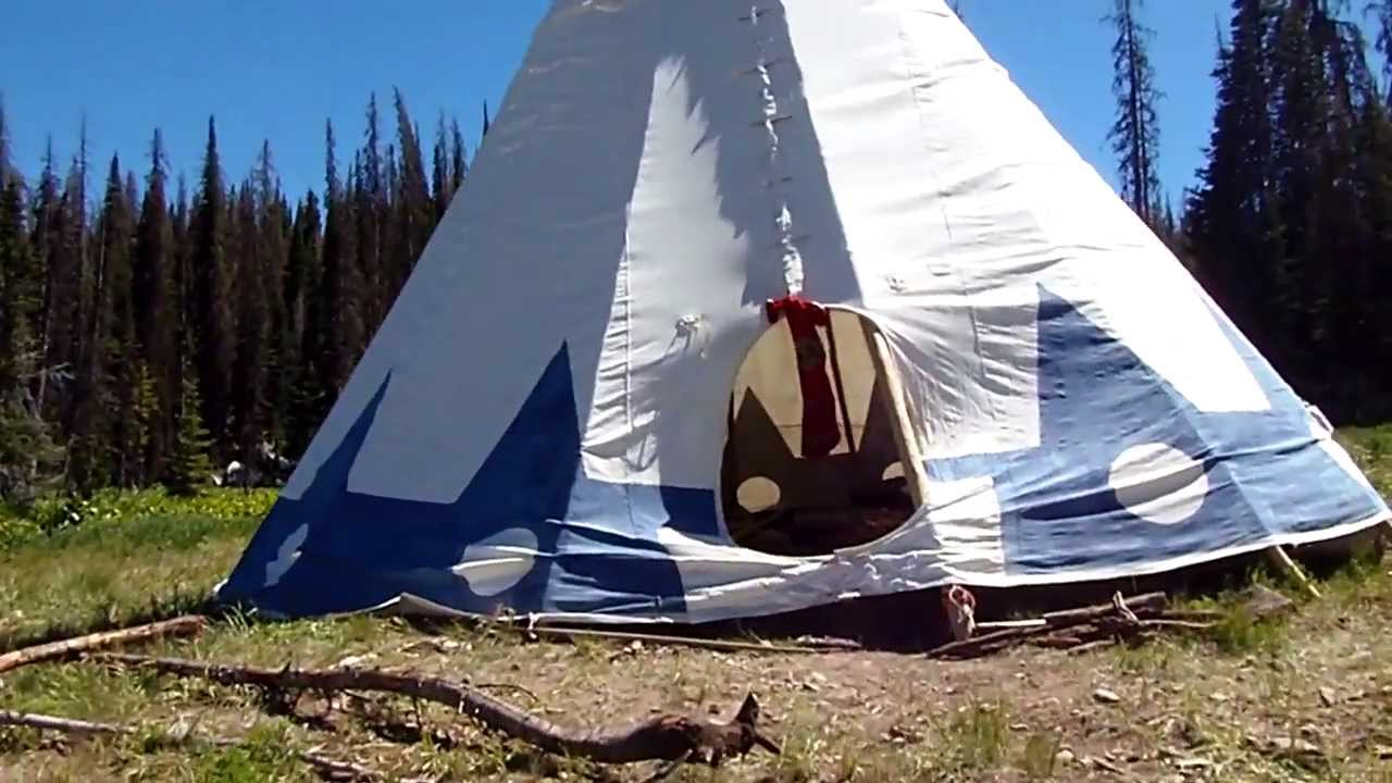 Tee-pees at a Rainbow Gathering (Utah, 2014) - YouTube
