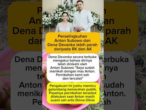 Dena Devanka selingkuh dengan Anton‼️